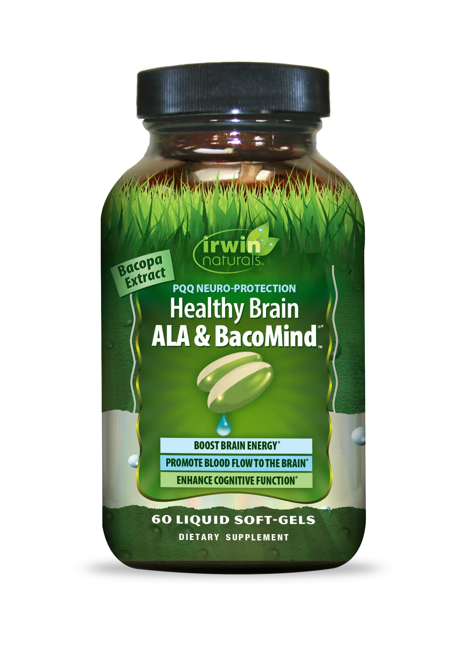 Healthy Brain ALA & BacoMind® 60ct – Irwin Naturals