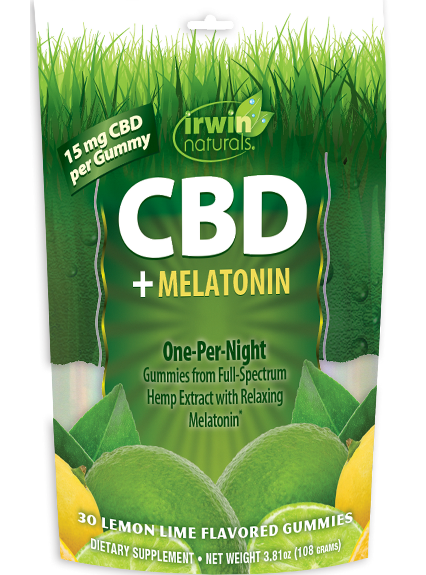 CBD + Melatonin Gummies - 15mg - Shop CBD With Melatonin – Irwin Naturals