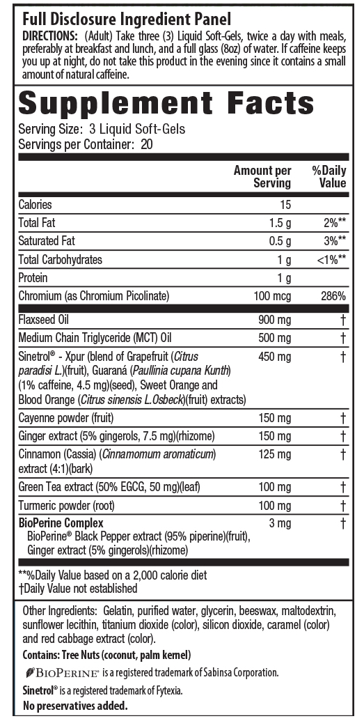 Thermo-Burn Stubborn Fat Metabolizer – Irwin Naturals